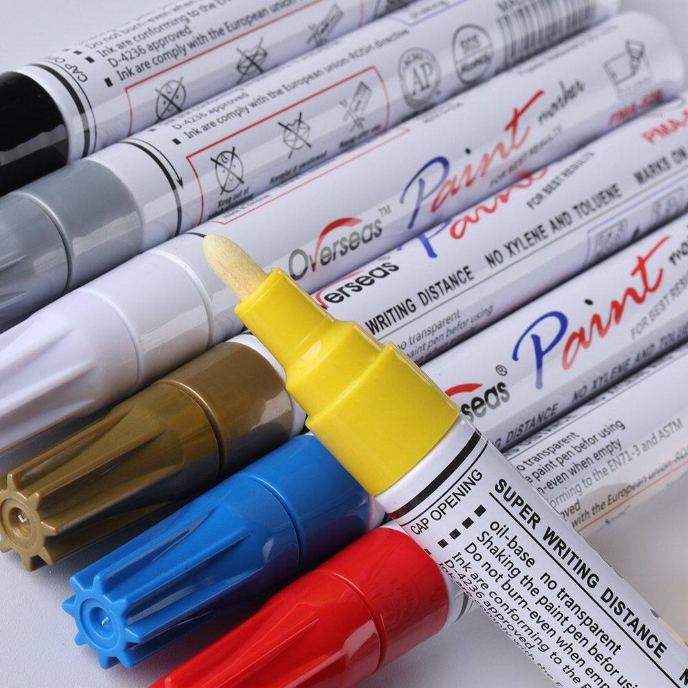 LONGB Fashion Metal Permanent Tread Rubber Tire Marker Pen Car Tyre ...