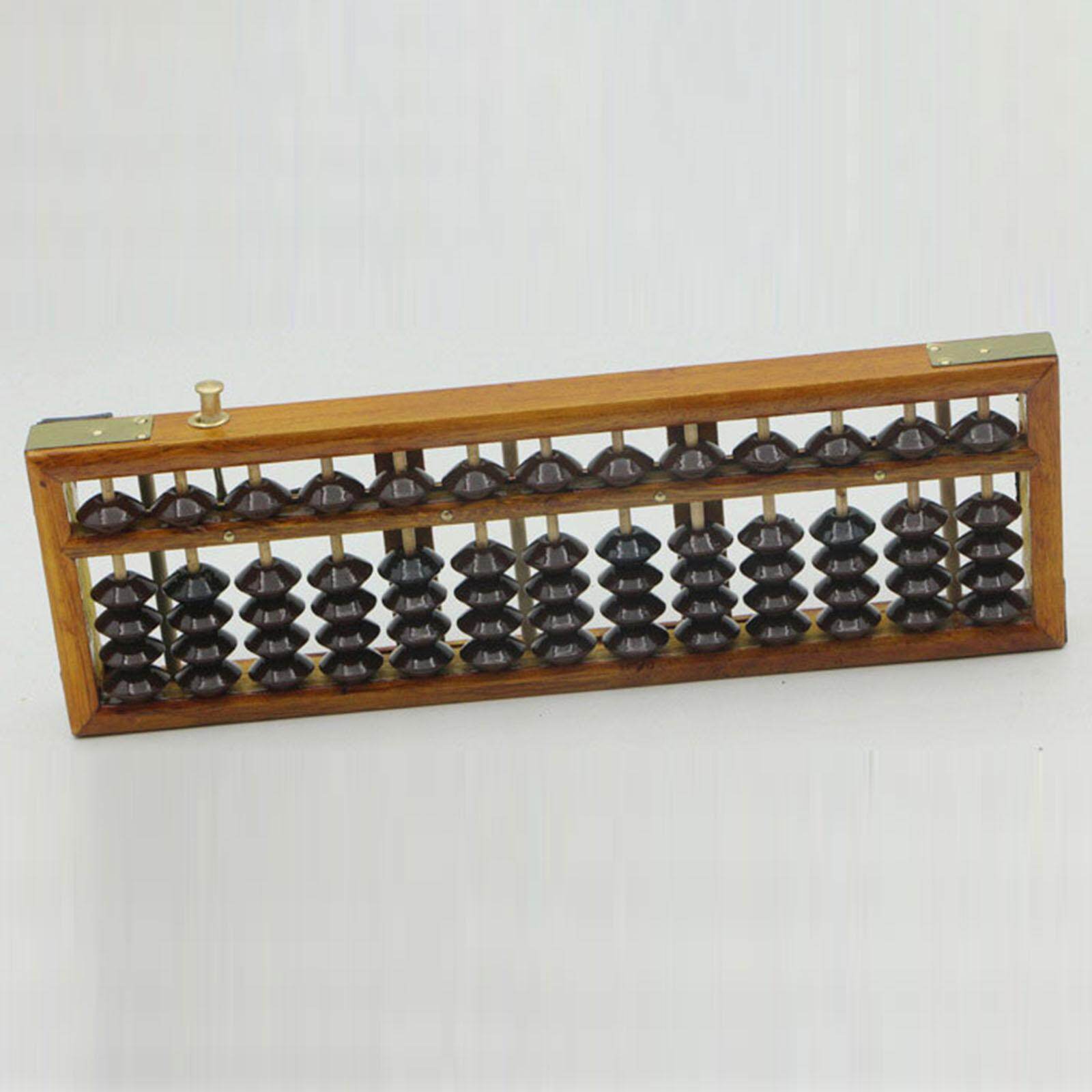 Chinese Abacus 13 Column Wood Hanger Big Size Non-Slip Abacus Chinese ...
