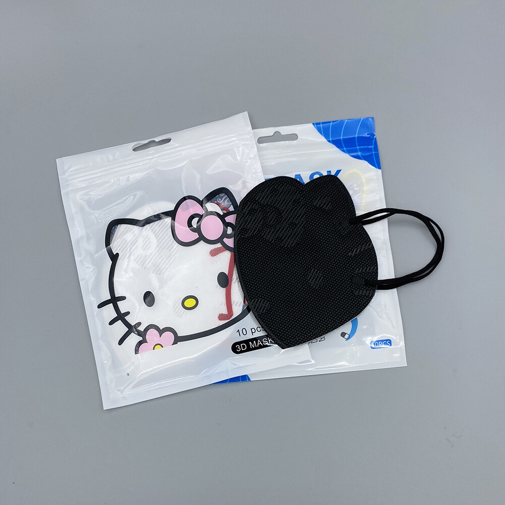 นาฬิกาทรายหน้ากากรูปแมว Hello Kitty,หน้ากากแบบใช้แล้ว3d กันฝุ่นสามมิติ ...