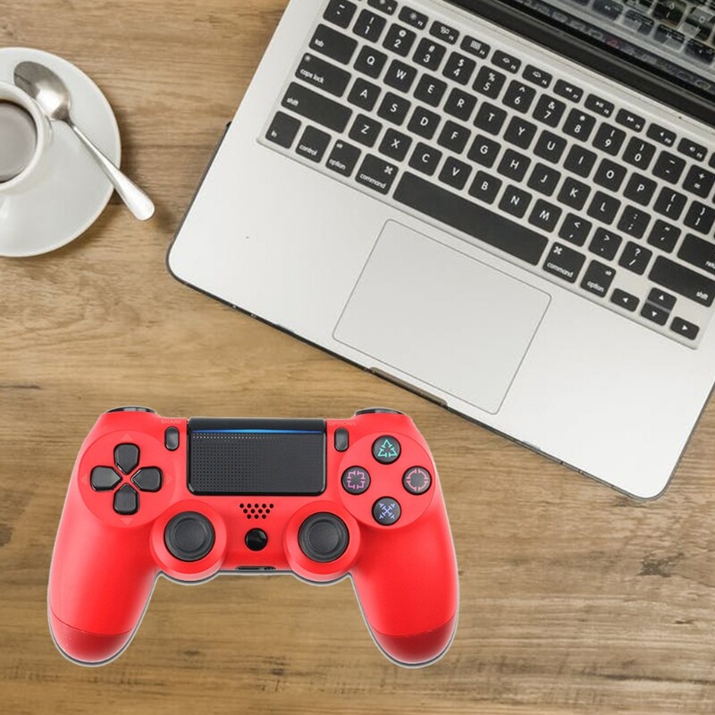 Wireless Gaming Controller Gamepad Joystick 6-axis Dual Vibration PC ...