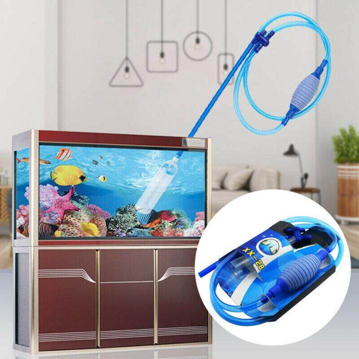 VSDGF Valve Control 250cm Syphon Aquarium Fish Tank Hose Pump Gravel ...