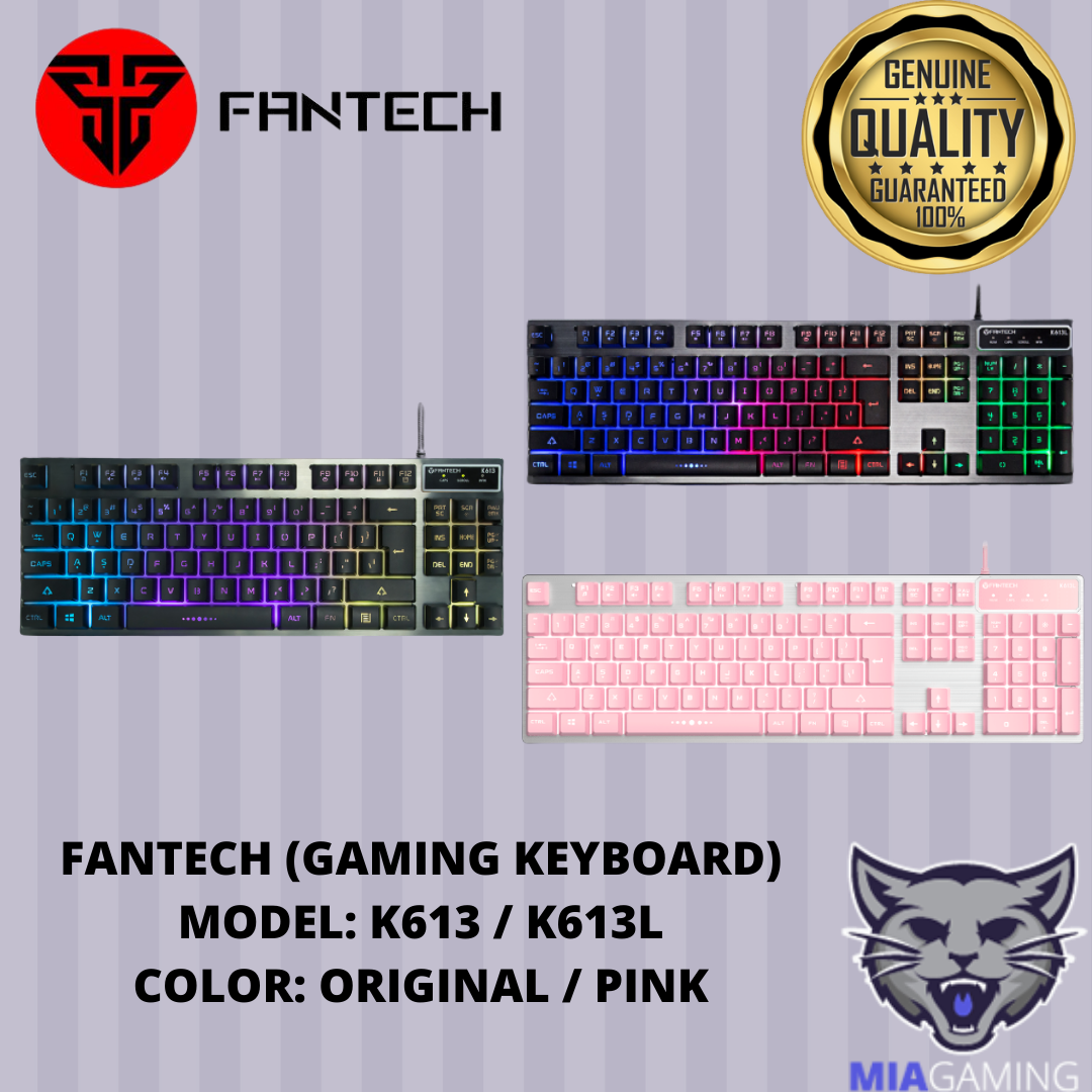 FANTECH K613 FIGHTER TKL II / K613L FIGHTER II (GAMING KEYBOARD) | Lazada