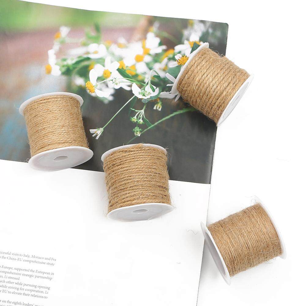 5-15M Natural Jute Twine Burlap String Hemp Rope Presents Packing ing ...