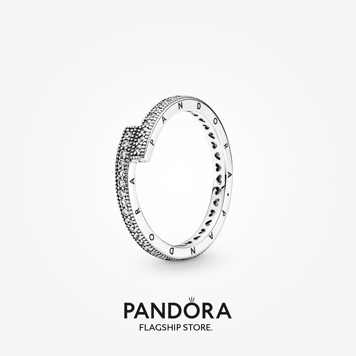 Pandora Sparkling Overlapping Ring | Lazada