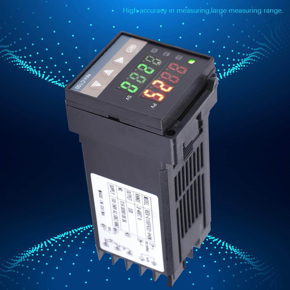 Temp Controller 40A Solid-State Relay K Type Thermocouple Probe AC 100 ...