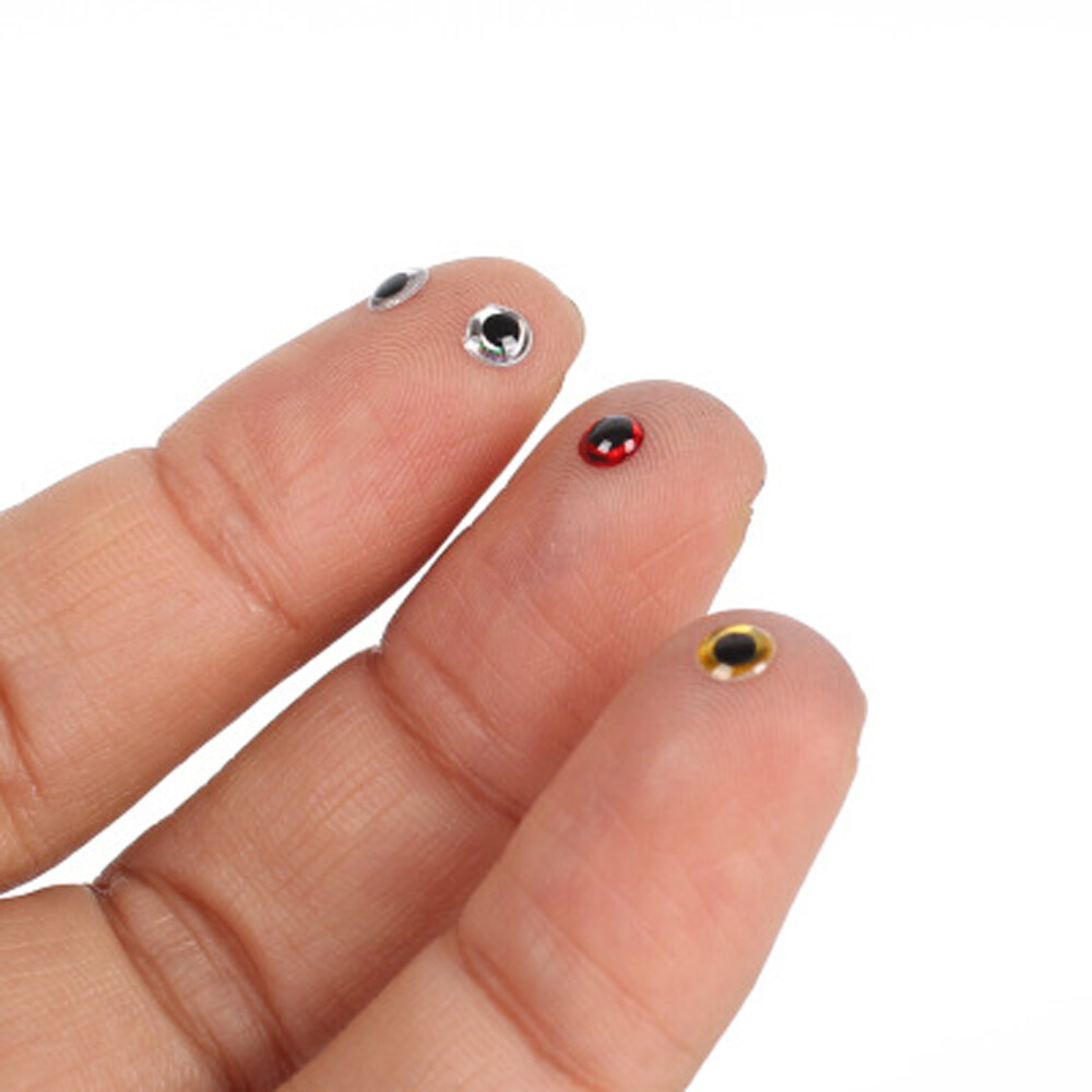 FDDE อุปกรณ์ตกปลาอุปกรณ์ตกปลา Holographic 100ชิ้น/ล็อต3มม.4มม.5มม.6มม. ...