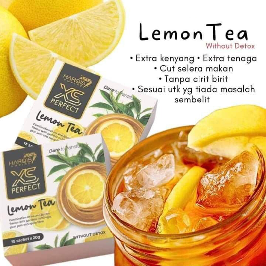 XS Perfect Lemon Tea / Harqis Empire XSPerfect Lemon Tea With & Without Detox / XS Lemon Detox ...