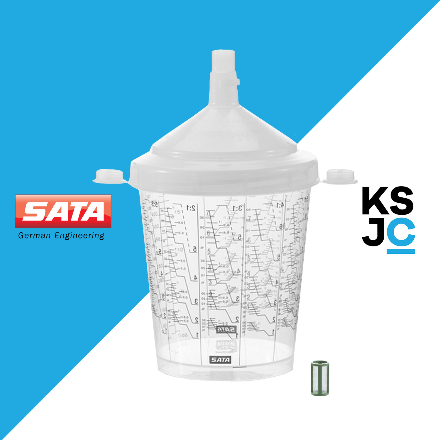 Sata RPS Cup (0.6L)(200µm Sieve Filter) | Lazada