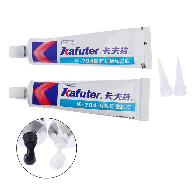 45g Silicone Industrial Adhesive K-704 704B RTV Silicone Rubber White ...
