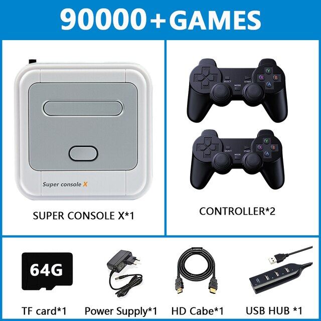 Super Console X 110000วิดีโอเกมคลาสสิกคอนโซล Wireless Emulator Multi ...
