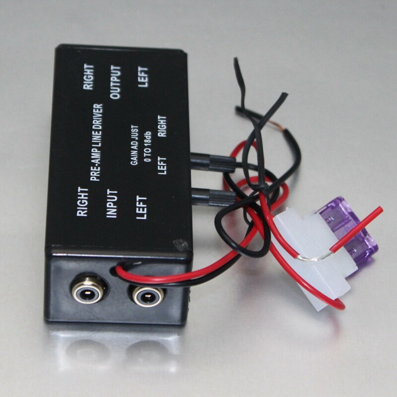 New Black Rca Input/Output Adjustable Pac Turbo 1 Line Driver Signal ...