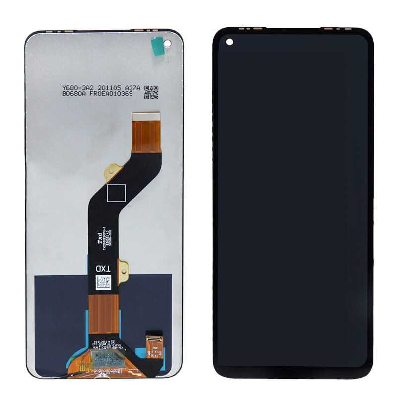 Tecno Spark จอแสดงผล LCD 6 / KE7 + อะไหล่ชุดประกอบดิจิไทเซอร์หน้าจอ ...