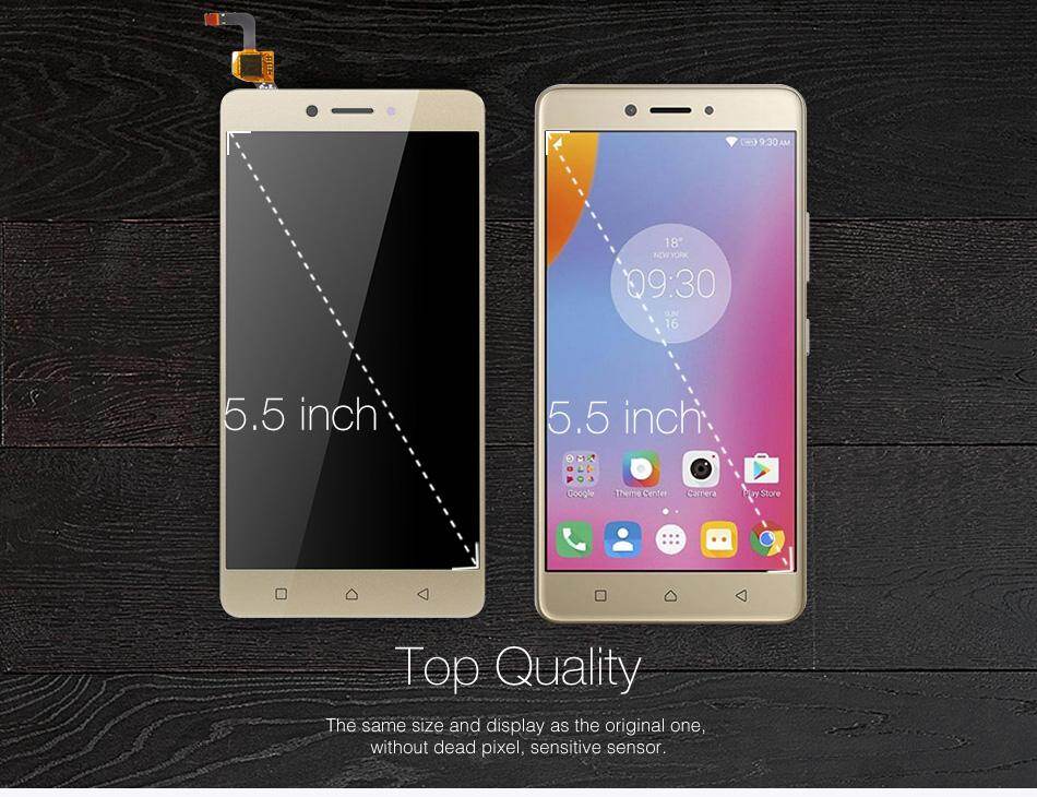 100% ผ่านการทดสอบสำหรับ Lenovo K6 หมายเหตุ k53a48 จอแอลซีดี Digitizer ...