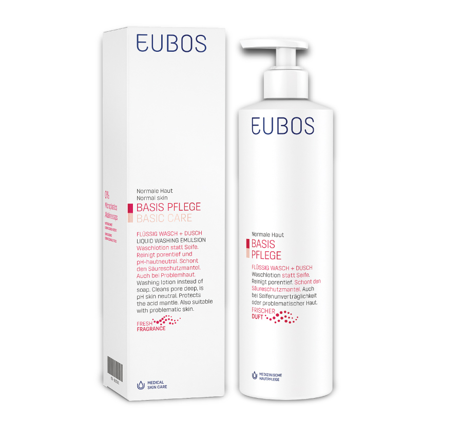 EUBOS LIQUID WASHING EMULSION (PINK) 400ML + 400ML | Lazada