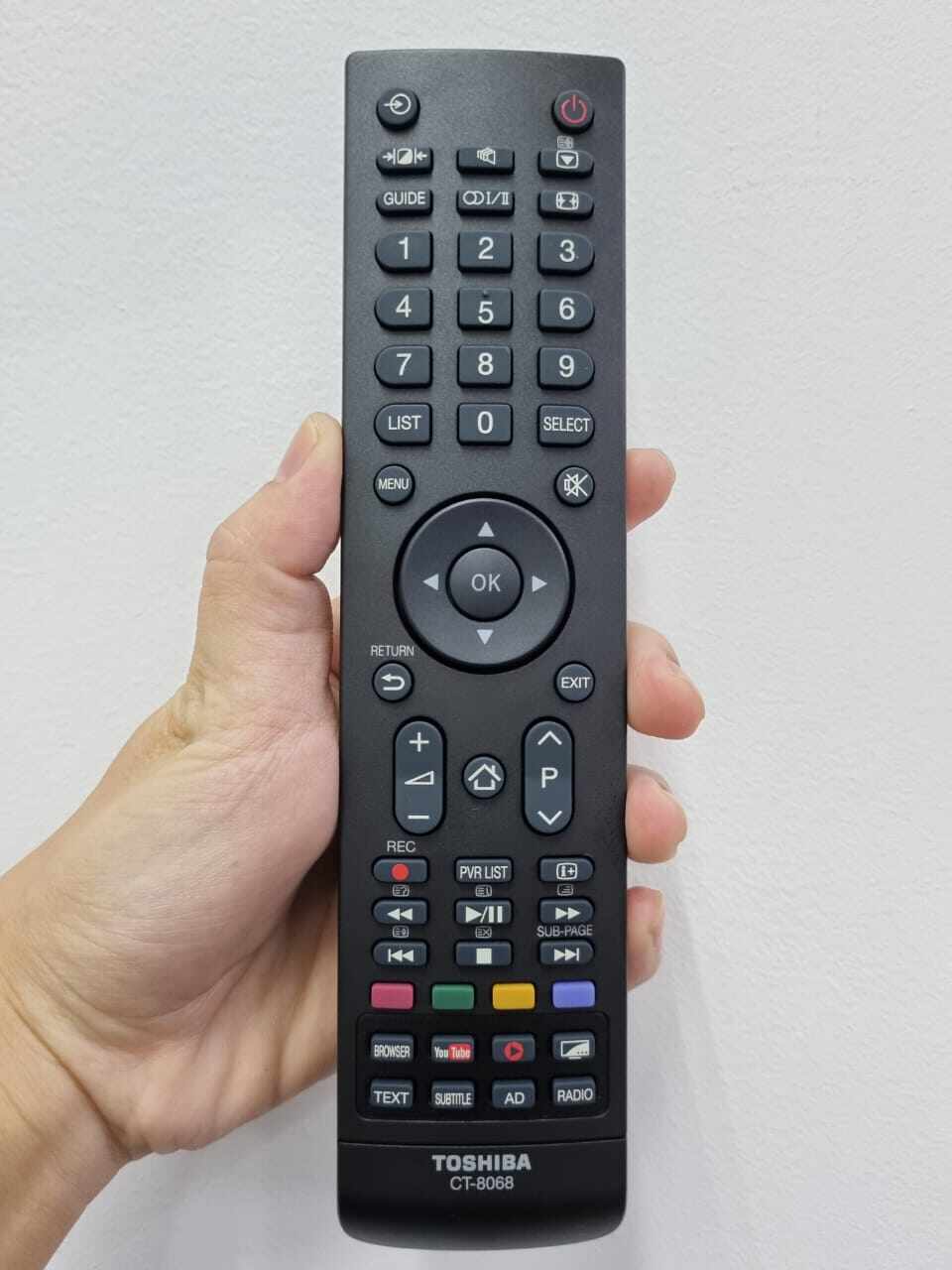 toshiba smart tv remote control CT-8068 original | Lazada