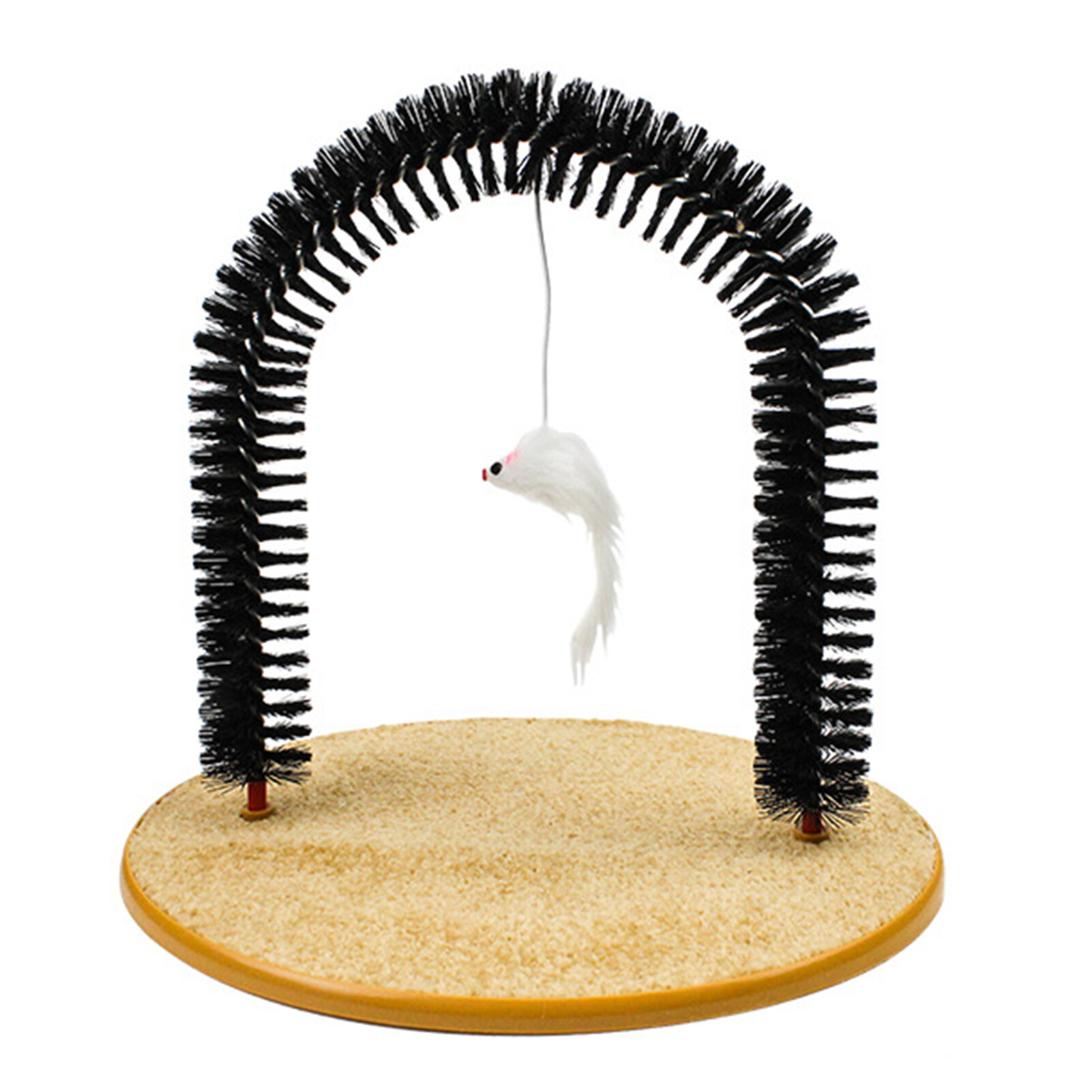 haosu® Pet Cat Scratching Rubbing Brush Arch Type Bristles Massage Anti ...