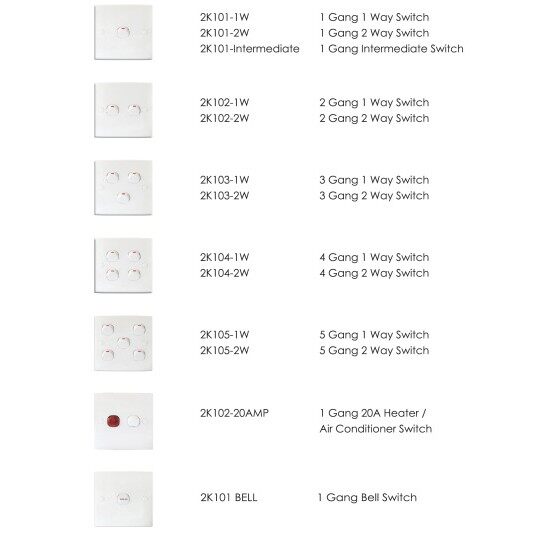 Mind 2K Series Switches and Socket Outlet | Lazada