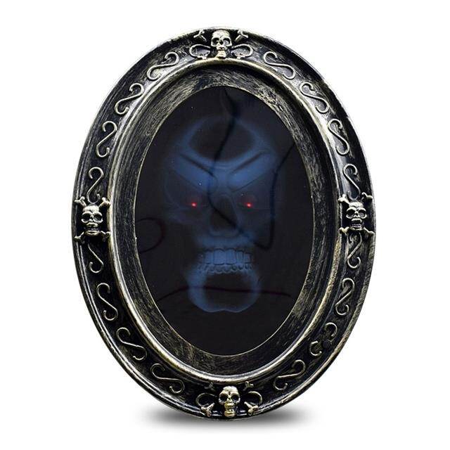【SPOT EXPRESS】 Scary HalloweenMirror Horror Decor Haunted Mirror ...