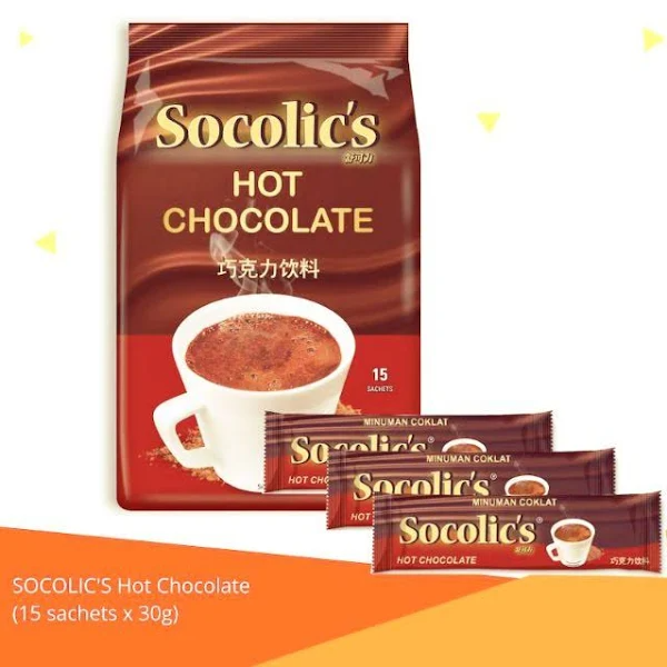 Socolic's Premium Hot Chocolate Drink 30g×15s | Lazada