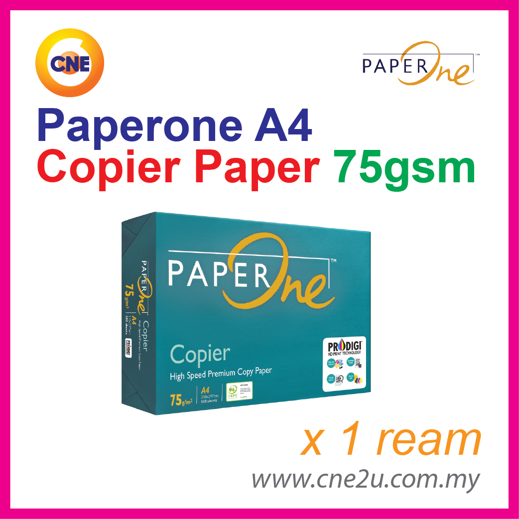 Paperone A4 75gsm Copier Paper 500's / A4 Paper / A4纸 | Lazada