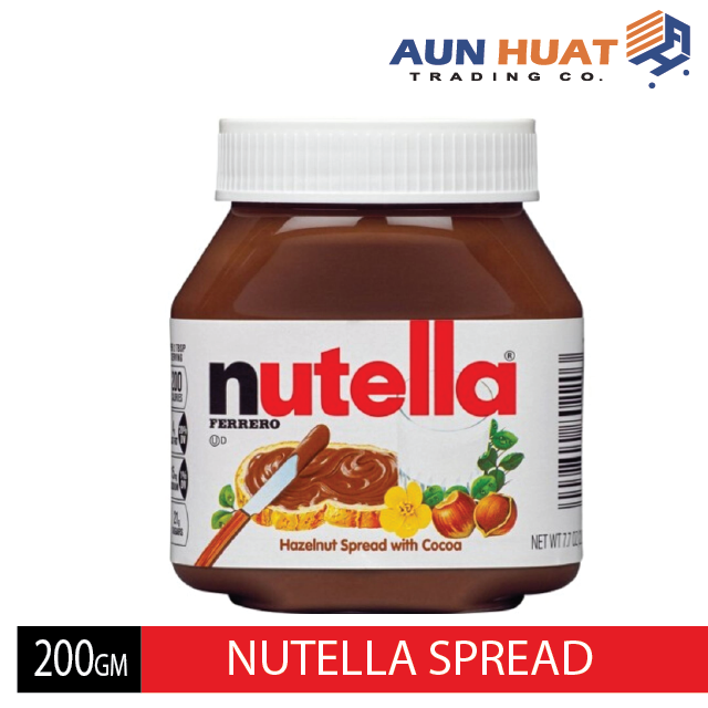 NUTELLA FERRERO HAZELNUT SPREAD WITH COCOA 200GM | Lazada