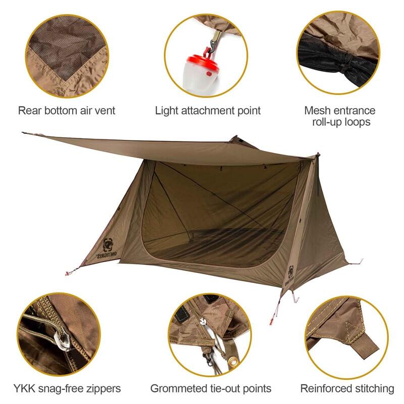 OneTigris 3 Season Tent BACKWOODS BUNGALOW Ultralight Shelter Baker ...