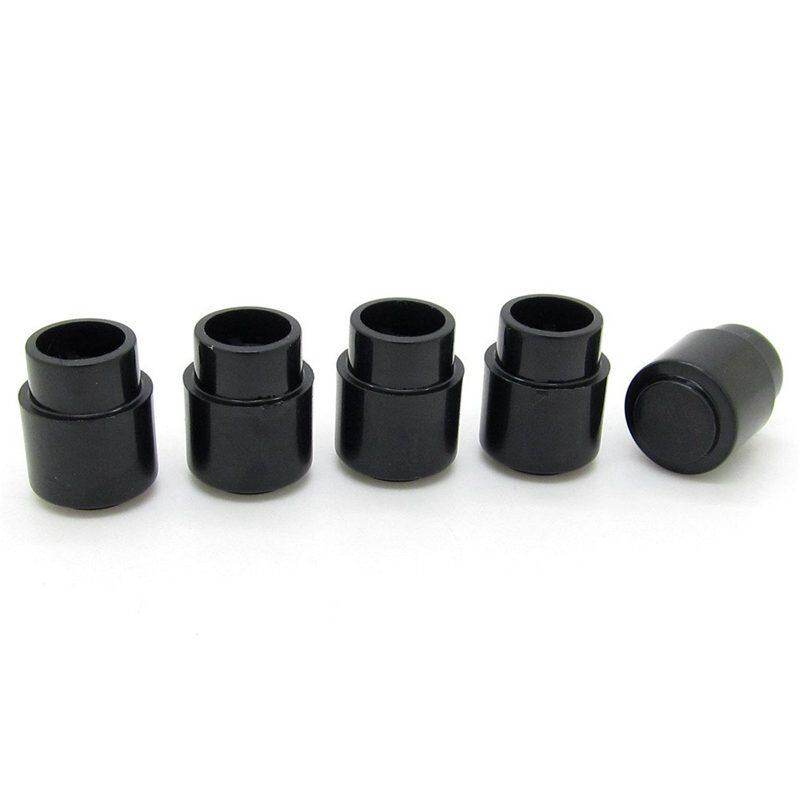Guitar Toggle Switch Cap Tip Push On Top Hat Round Black Parts Pack Of ...