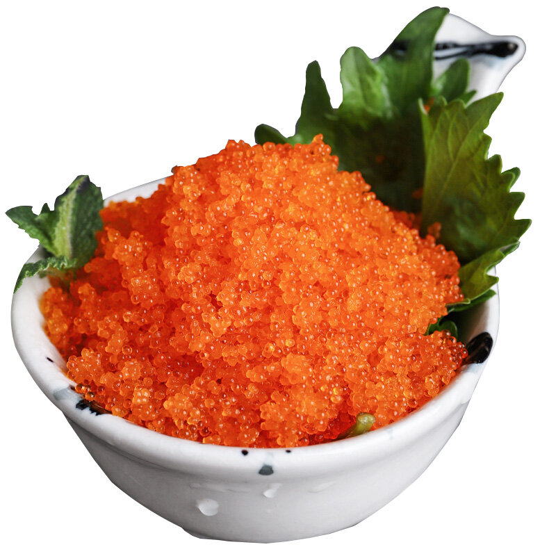 Fresh roe roe roe 4 boxes of Explosicum roe roe eggs flying roe sushi ...