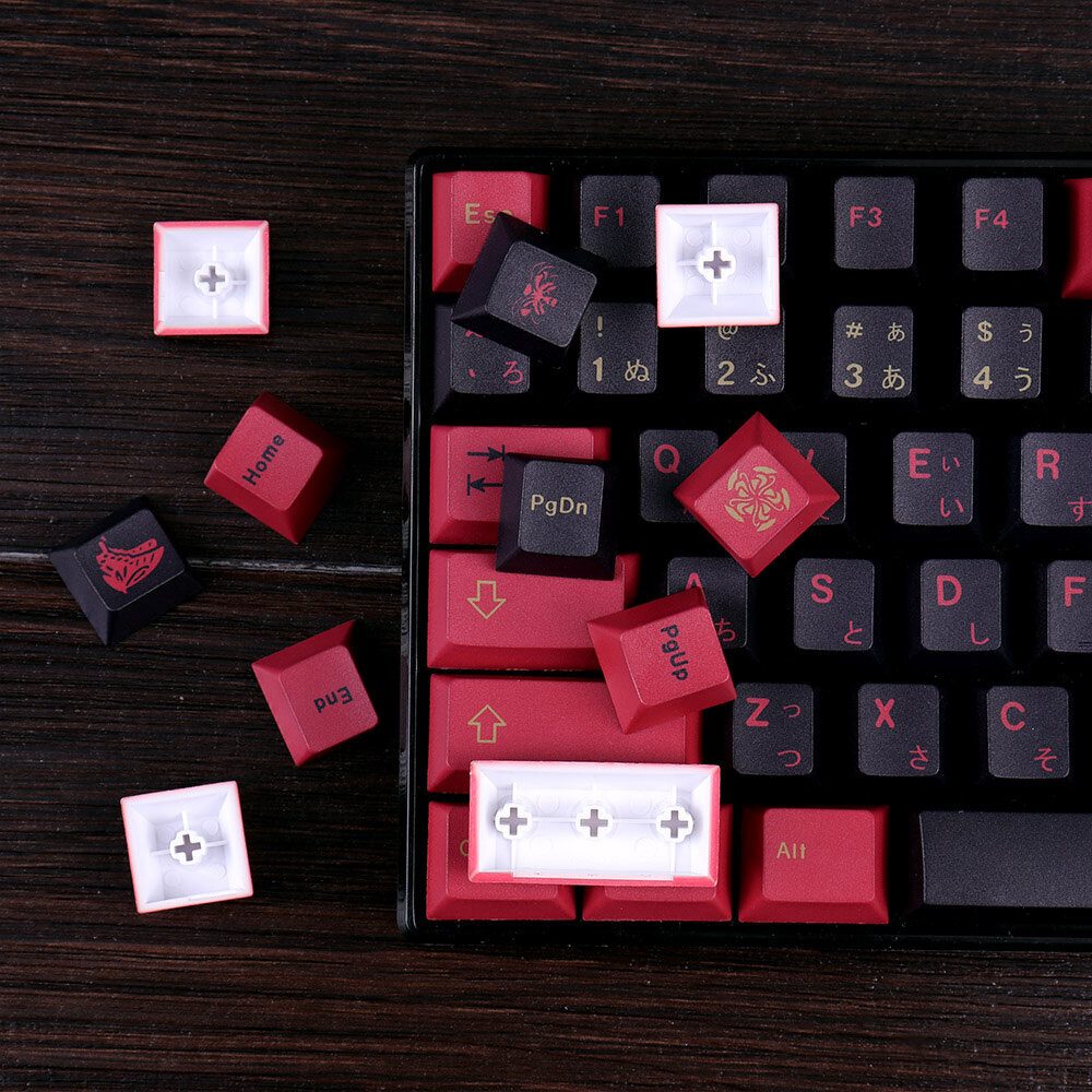 129 Keys GMK Higanbana Keycaps Set PBT Dye-Sublimation Personalized ...