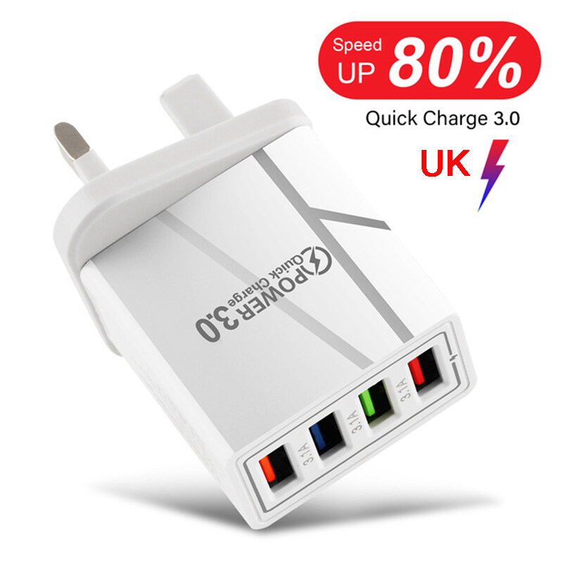 QC 3.0 USB Port Fast Charge Adapter Travel Universal Fast Charging ...