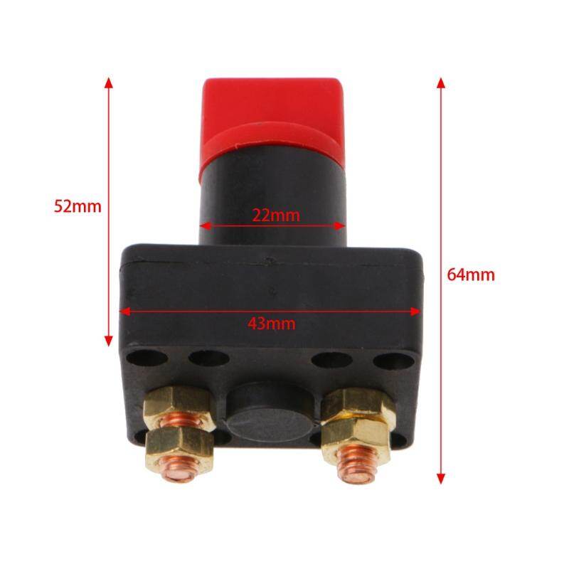 DC60V 100A Battery Master Disconnect Rotary Cut Off Switchสำหรับยานยนต์ ...
