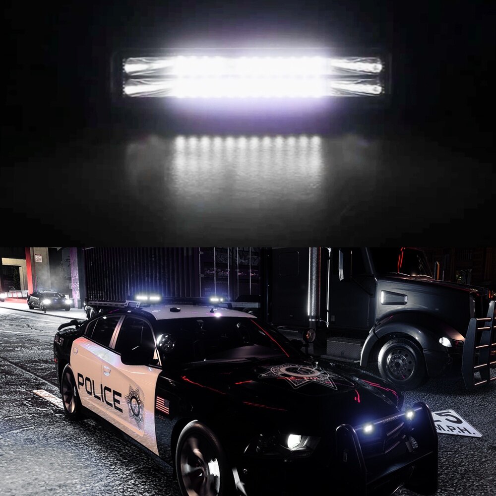 1pair 6inch Off Road LED Driving Fog Light Bar 12V 24V 72W LED Light ...