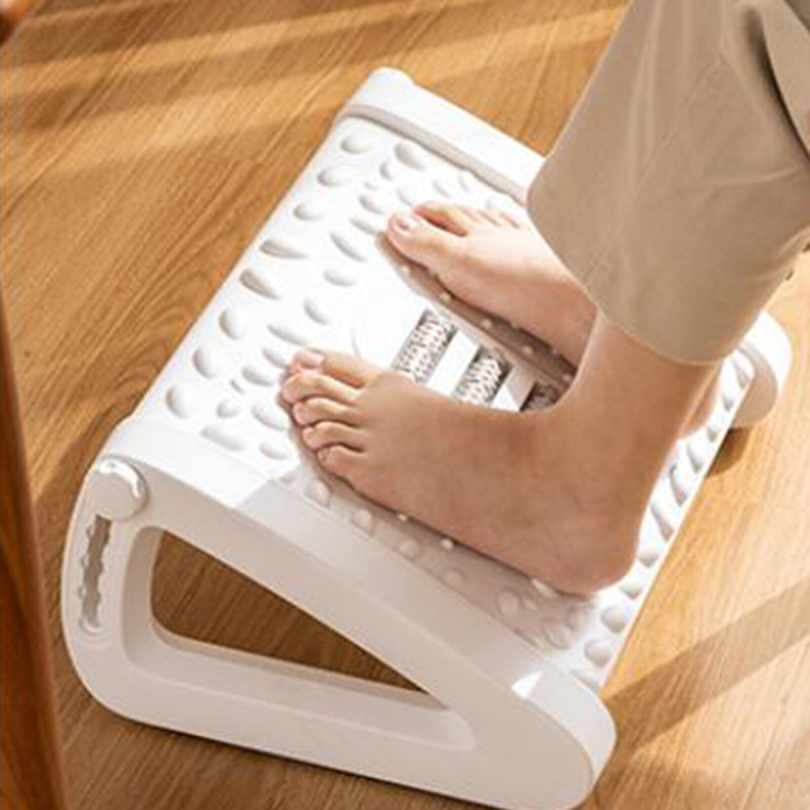 Serbery Tilted Foot Rest-- Improved Posture Non-Skid Ottoman, for ...