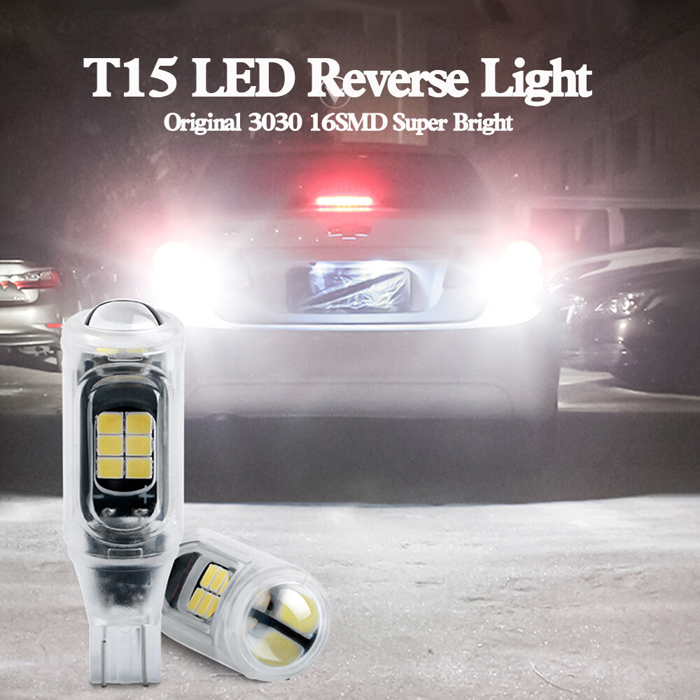 PENCL 2PCS Original T15 Led Reverse Light W16W Park Light for Car 12V ...