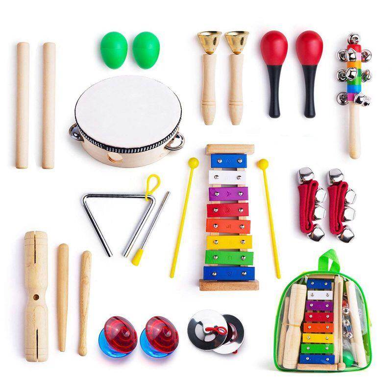 Musical Instruments for Toddler with Carry Bag,12 in 1 Music Percussion ...