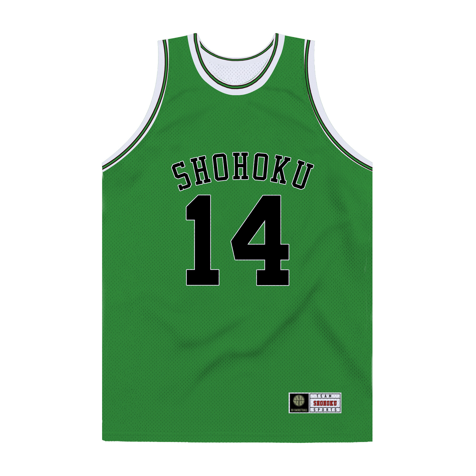 Slam Dunk Shohoku High School No.14 Mitsui Hisashi Cosplay Top Vest ...