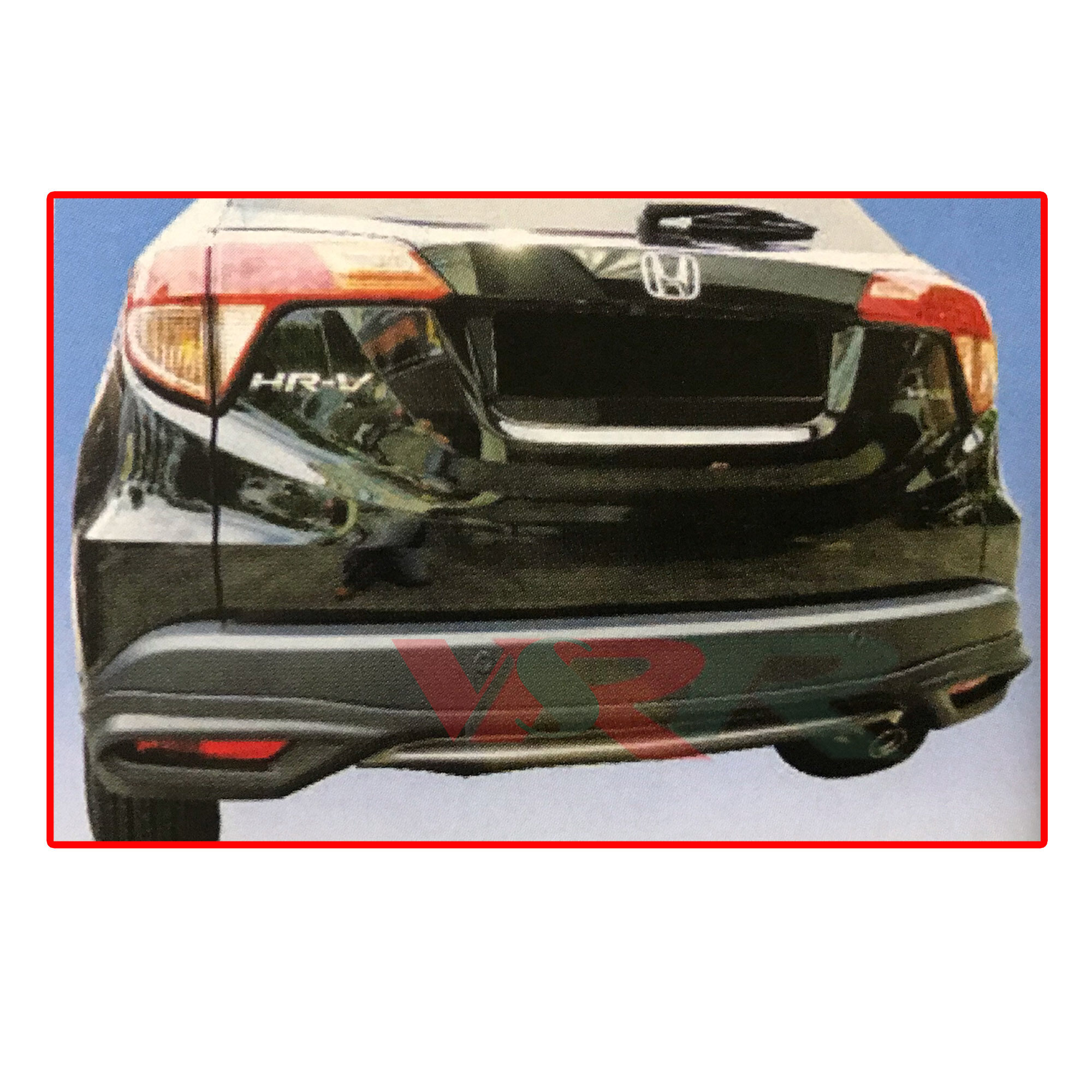 Honda HR-V HRV 2nd Gen (2014) MG Style Rear Back Skirt Skirting Bumper ...