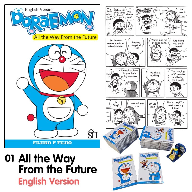 【Sukabuku】Doraemon comic books (English Version)All the Way From the ...