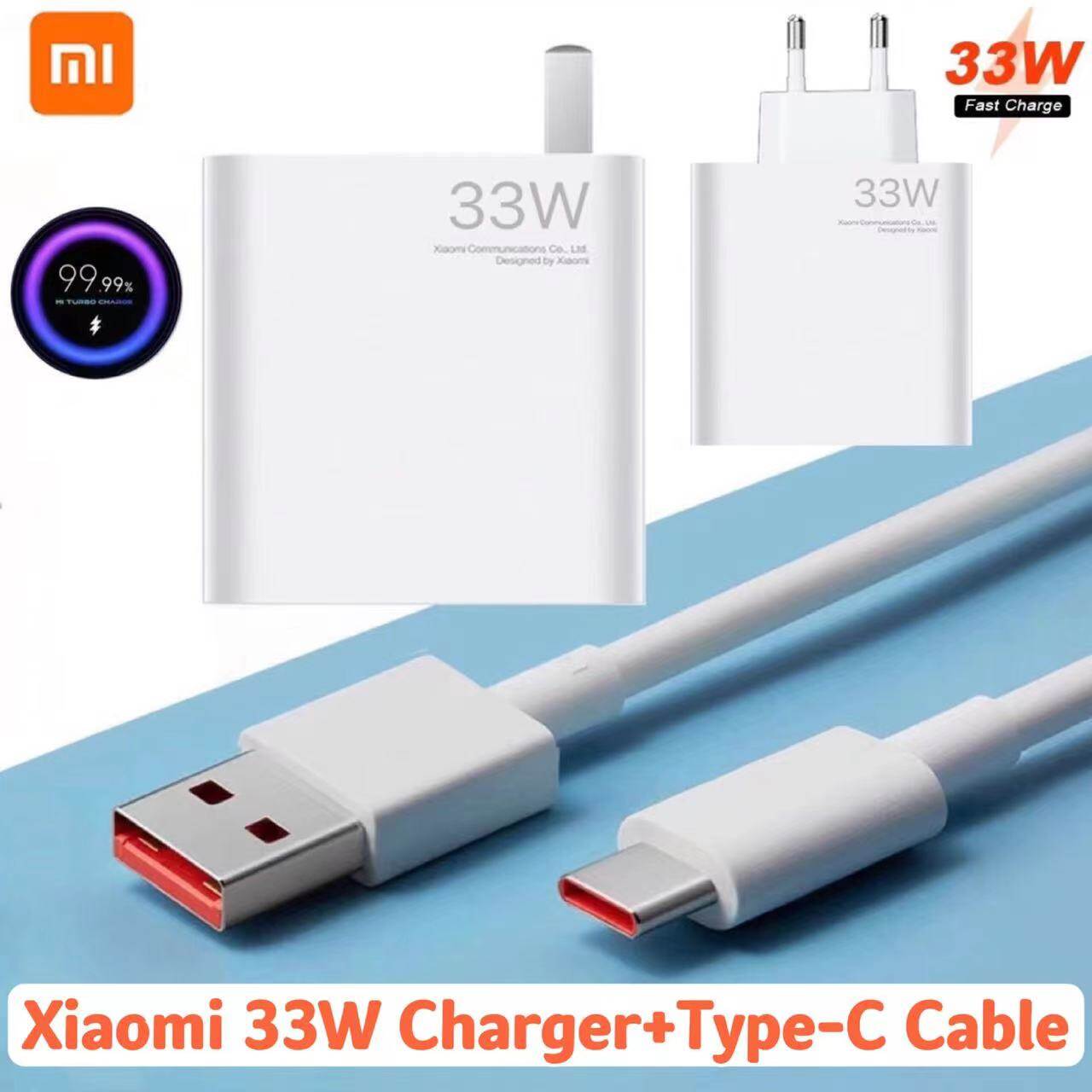 Xiaomi Mi 33W Wall Charger (Type-A+Type-C)-EU หัวชาร์จเร็ว Adapter ...