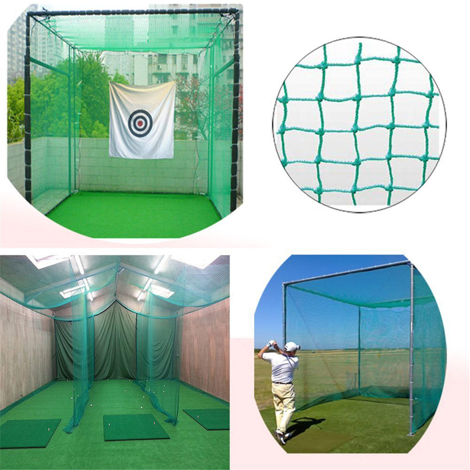 3 x 3 Meters Golf Practice Net High Impact Netting Golf Training Aids ...