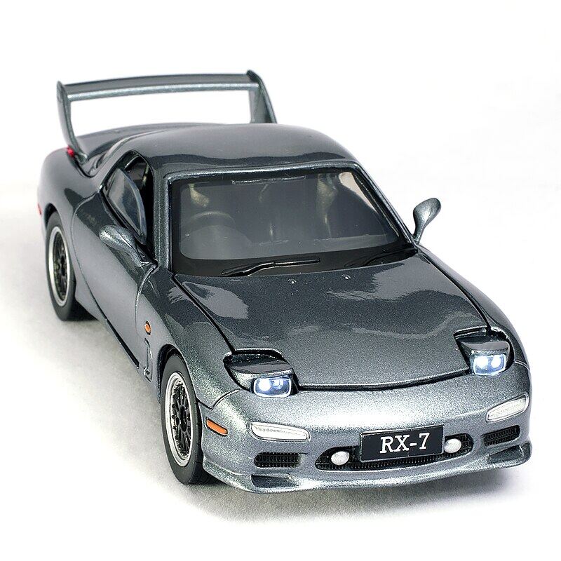 1:32 Mazda RX7 Car Model Alloy Car Die Cast Toy Car Model Pull Back ...