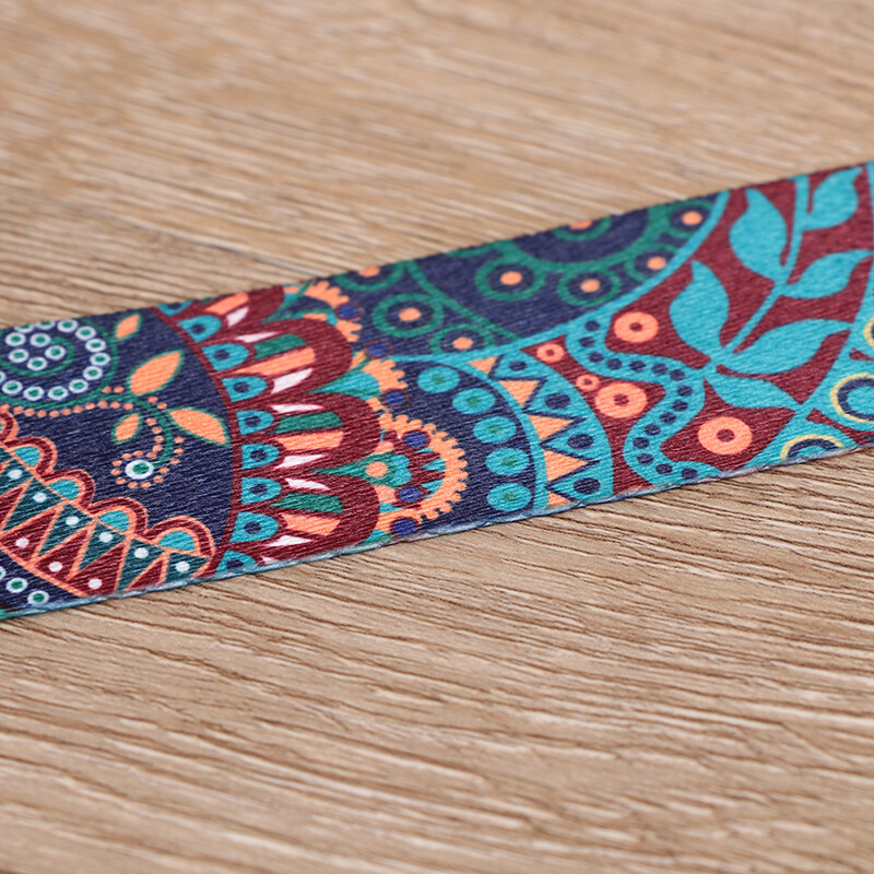 ZHAN Yoga Strap Fitness Rope Colored Printed Adjustable Yoga Belt ZHAN Yoga Strap Fitness Rope Colored Printed Adjustable Yoga Belt