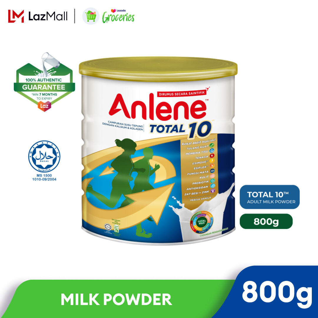Anlene Total 10 Milk Powder (800g) | Lazada