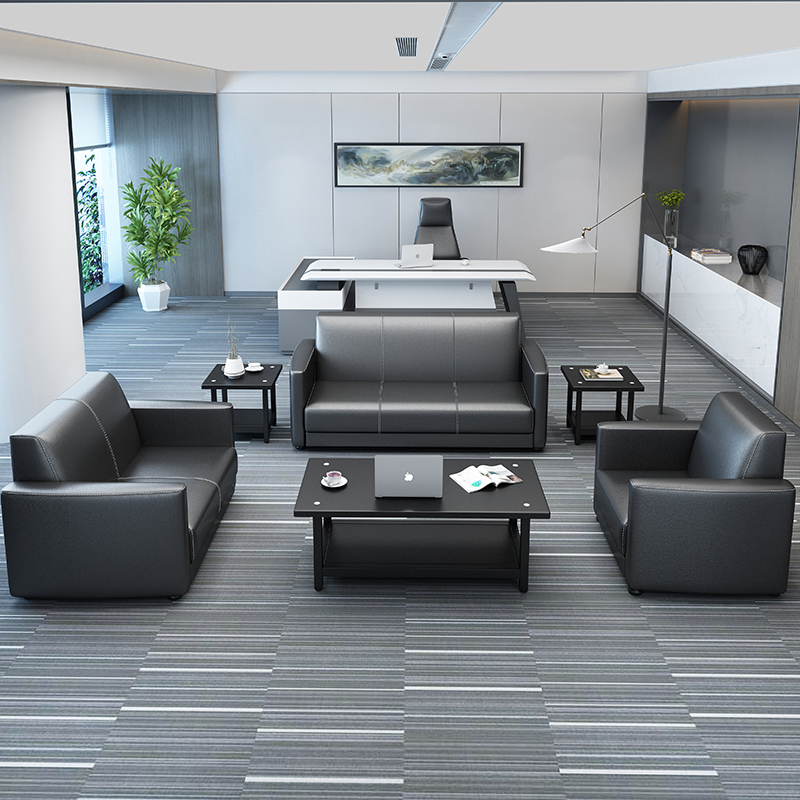 PU Leather Sofa Set 1-2-3 Seater Set For Home Office Sofa Berkualiti ...