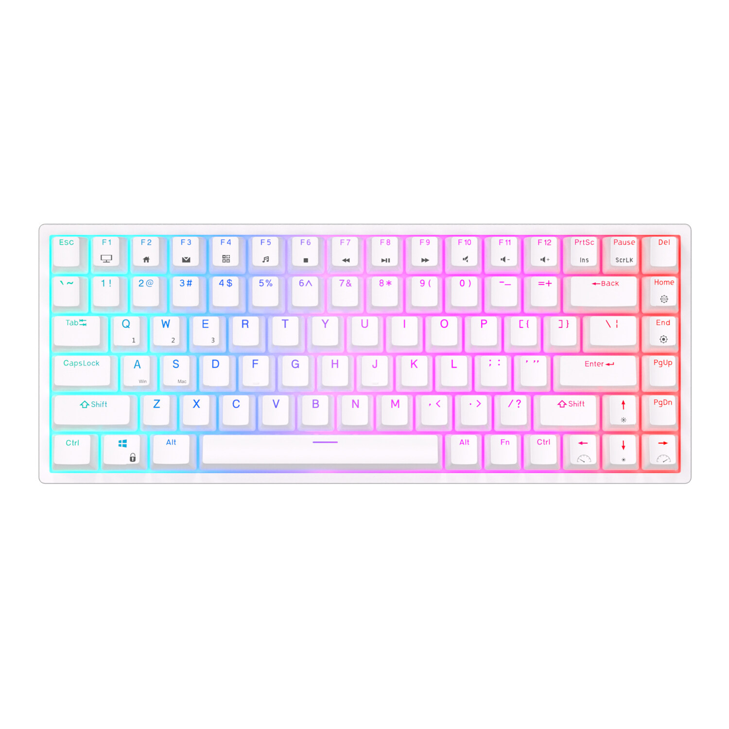 Original RK84 RGB Mechanical Keyboard Hot Swappable 84 keys Gaming ...