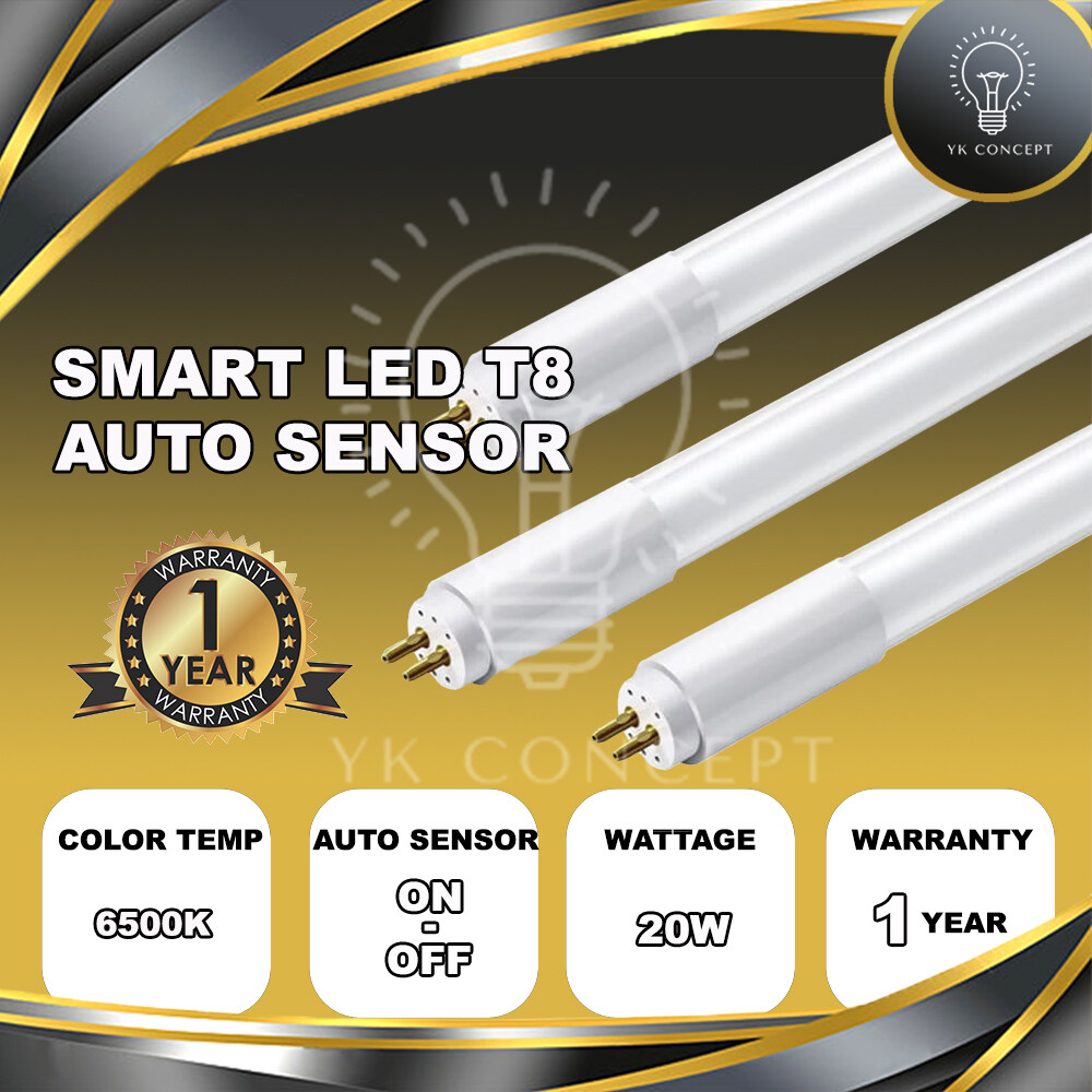 SENSOR LED TUBE T8 20W 4ft (120cm) Energy Saving / JIMAT Electric | Lazada