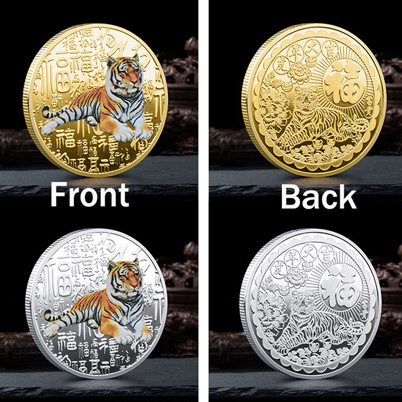 [Hot Sale] China 2022 Tiger Year Original Commemorative Coin, China ...