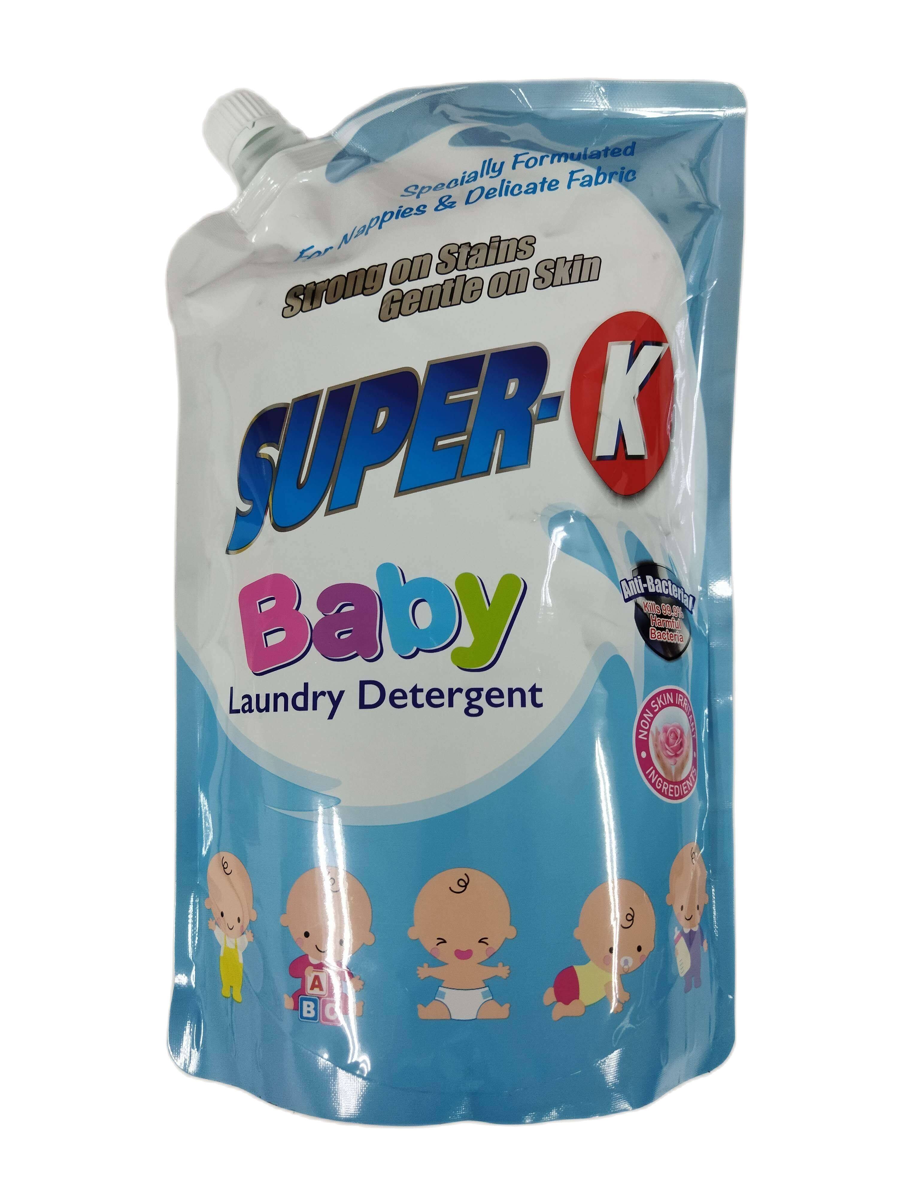 Super_K Baby Laundry Liquid Detergent 1.5kg | Lazada