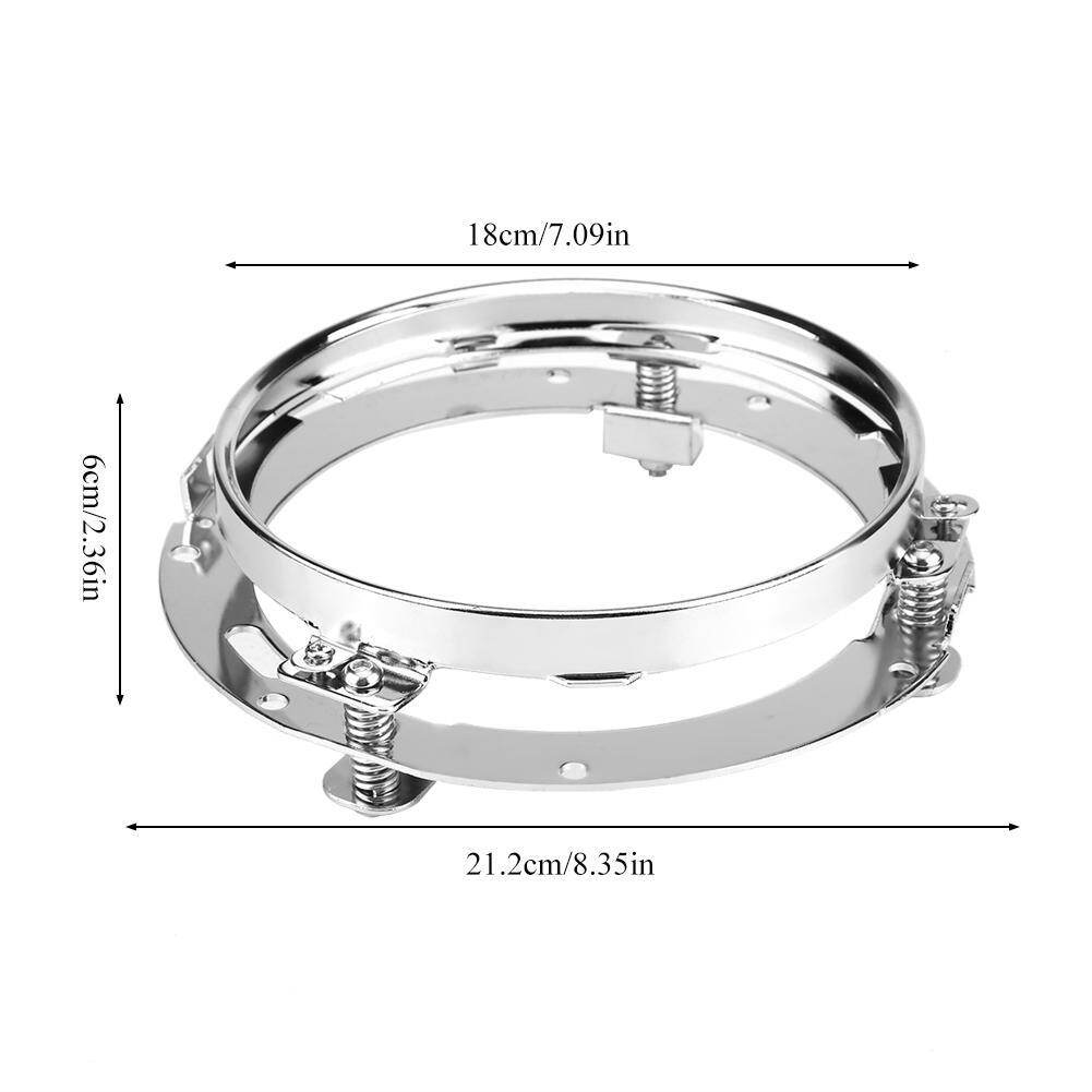 【Flash Sale!!!】7inch Round LED Headlight Mount Bracket Ring Stainless ...