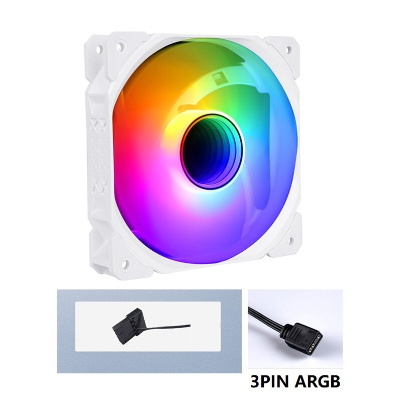 Sama 2A (3Pin ARGB) Molex 4 Pin 12cm PC Case Fan ( 120 x 120 x 25 ...